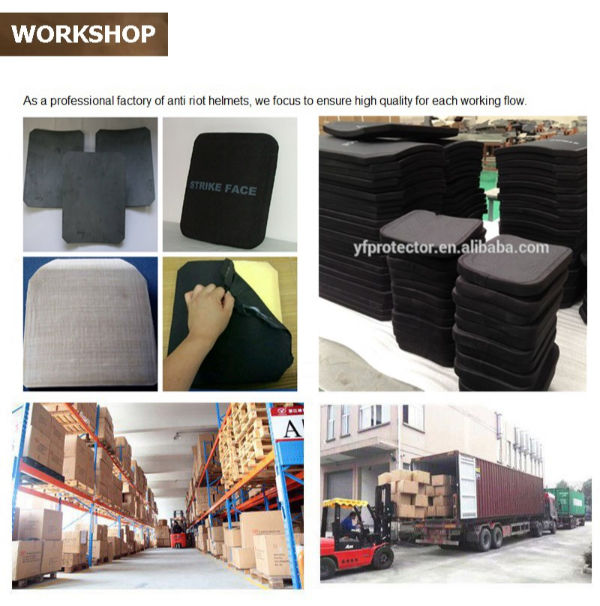 Level IIIA PE bulletproof ballistic shield with window, bulletproof ...