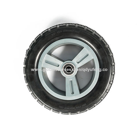 China 10x3 Pu Foam Wheel for hand trolley,10 inch solid foam wheel on ...