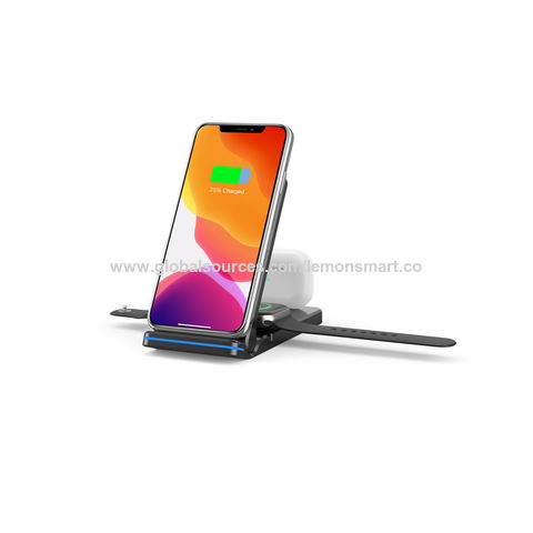 China New 3 in 1 fast Wireless charging foldable adjustable design ...