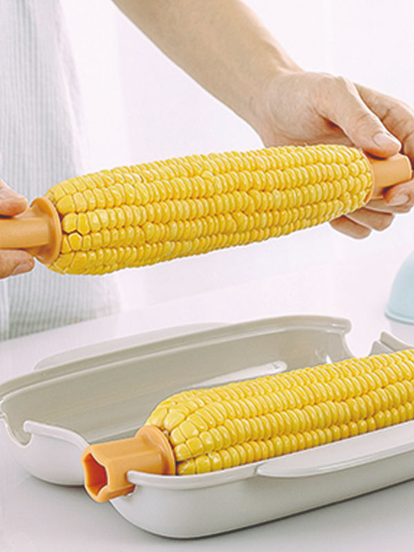 China Microwave corn steamer cooker microwavable Corn Container Easy To ...
