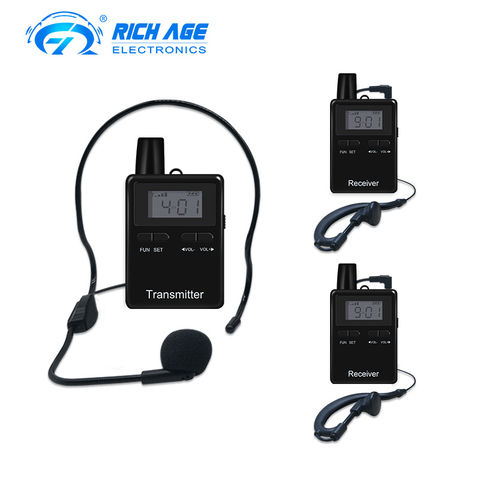 China Mini wireless tour audio guide system one-way walkie talkie For ...