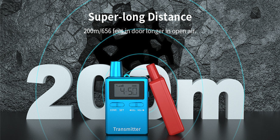 China Mini wireless tour audio guide system one-way walkie talkie For ...