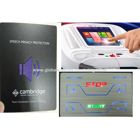 China Custom LED Backlight PCB Membrane Switch Keyboard with Metal ...