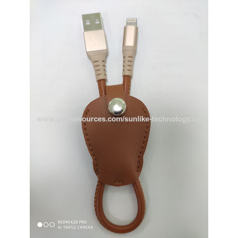 China Lightning lanyard cable, aluminum alloy, PU jacket on Global ...