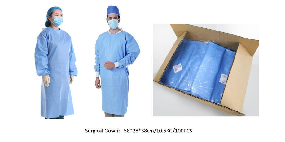 China Disposable surgical cloth operating coat protective wear coverall ...