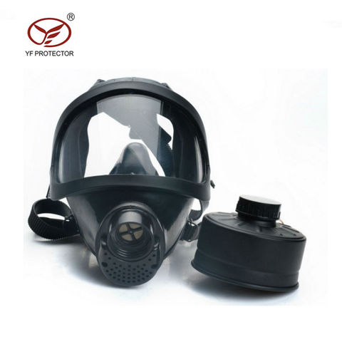 China Military Full Face Protective Gas Mask With Two Filters on Global ...