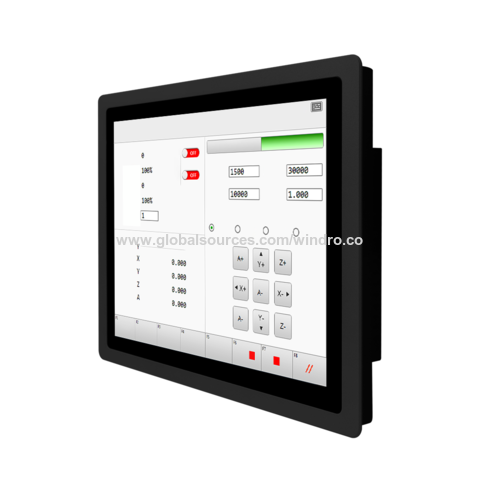 China CRT Monitor 15'' flat panel touch screen pc display monitor ...