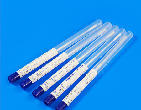 China Disposable Sterile Tape Plastic Tube Sleeve Nasopharyngeal Swab ...