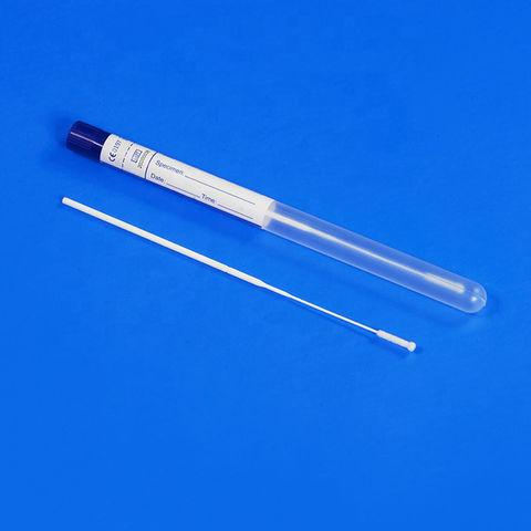 China Disposable Sterile Tape Plastic Tube Sleeve Nasopharyngeal Swab ...