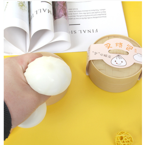 China Dumpling Squishy Steamed Stuffed Bun Simulation Decompression Toy ...