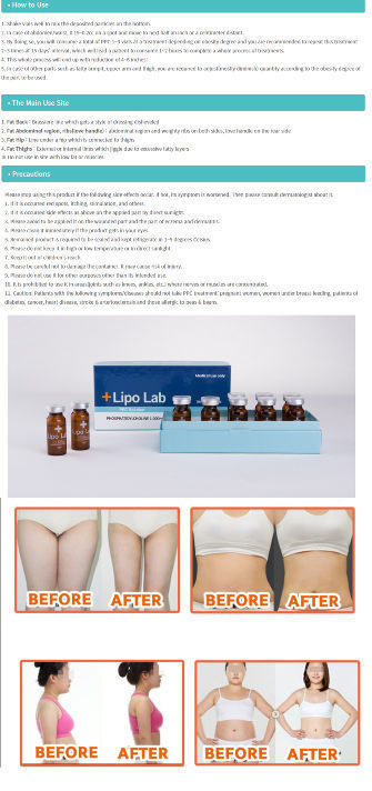 China Korea Lipo Lab Ppc Solution Lipo Lab Injection Red Lipo Lab for Fat Dissolver on Global ...