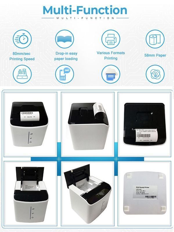 China Desktop 58mm SMS GSM Printing USB POS Thermal Receipt Printer HCC ...