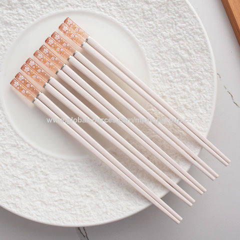 China Sakura pollen alloy chopsticks high temperature resistant, non ...