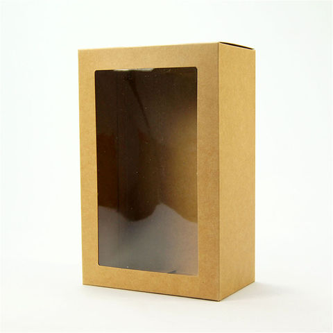 China Disposable window lunch box transparent paper box Transparent ...