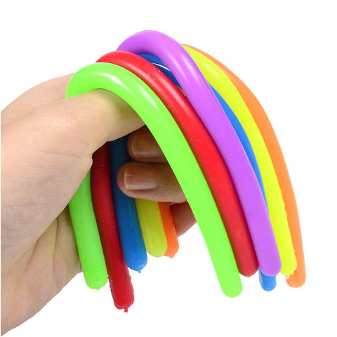 China Colorful TPR Elastic Monkey Noodle For Stress Release Stretchy ...