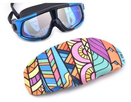 China Hot sale full color printing fabric ski goggle cover, custom ...