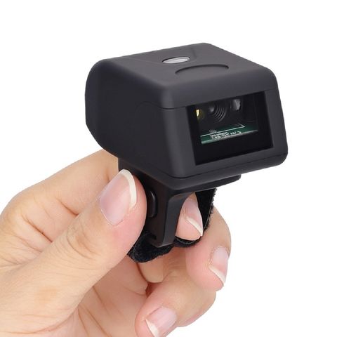 China Portable Wearable Mini Finger Bar Code Reader Compatible with BT ...