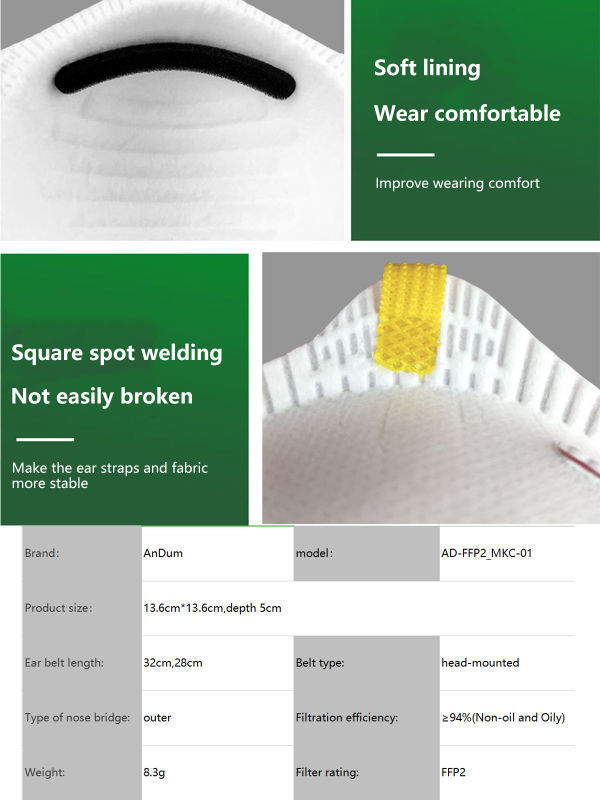 China CE approved Anti-dust waterproof disposable cup shape FFP2 cup ...