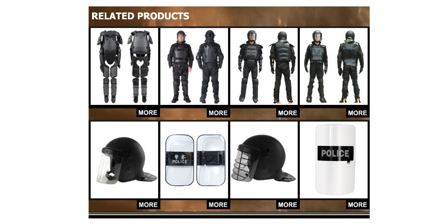 ISO standard light weight full Body police uniform Anti Riot Suit, riot ...