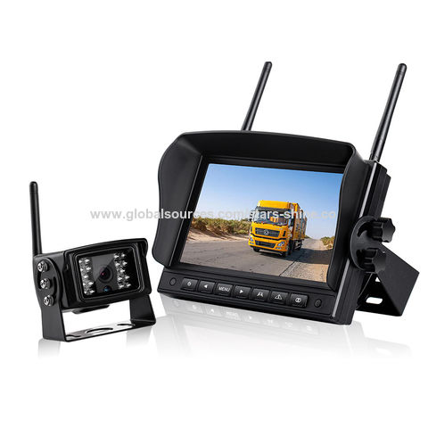 China WiFi car reverse systems with wireless stand alone car monitor ...