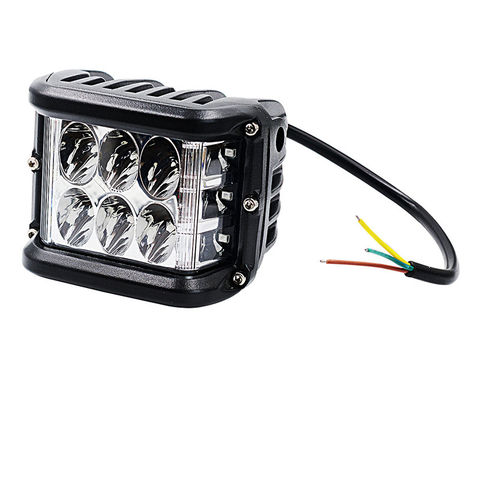 China 12-24V Square Universal Motorcycle Driving Led Front Head Lights ...