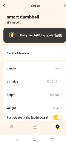 China Smart dumbell 2kg take smart APP and voice on Global Sources ...