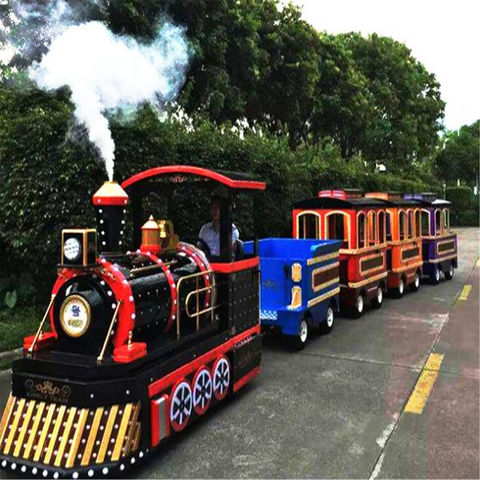 China The trackless electric royal train is a pollution-free, smoky ...