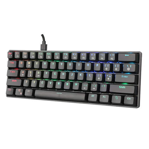 China RGB Mechanical Keyboard Small Size With ABS Top Cover Double ...