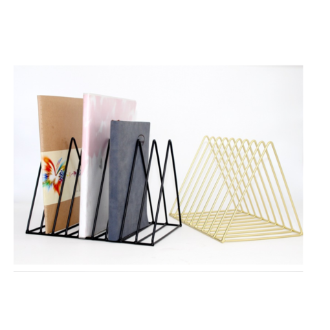 China 10 Lattice Home Office Metal Newspaper Holder Magazine File ...