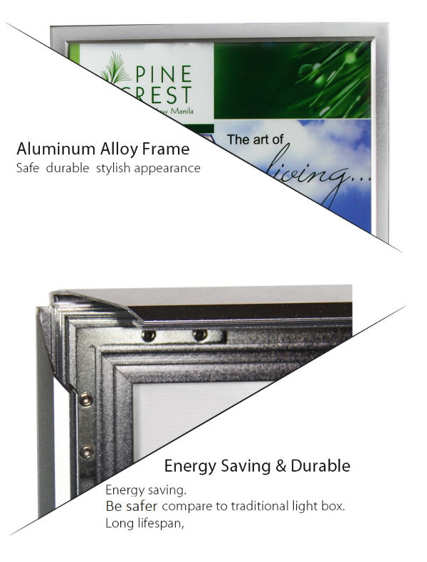 China Double sides light box, LED light box for advertising, two sides ...