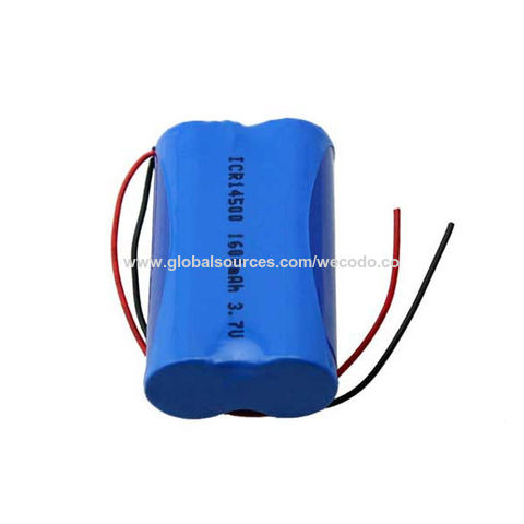 China 14500 cell 3.7V 7.4V 800mAh Lithium ion Battery Pack on Global ...