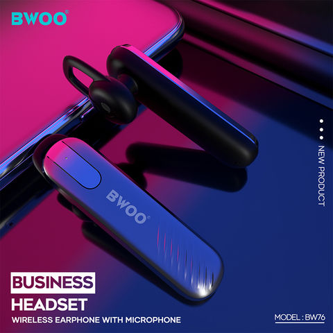 China BWOO Latest BT V5.0 MIC wireless headphone Business Lifestyle ...