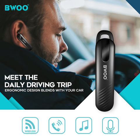 China BWOO Latest BT V5.0 MIC wireless headphone Business Lifestyle ...