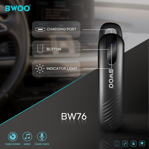 China BWOO Latest BT V5.0 MIC wireless headphone Business Lifestyle ...