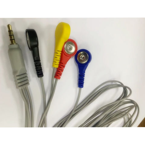 China ECG / EMG snap cable on Global Sources,cable assemblies,ECG