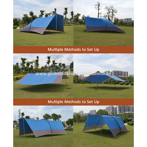 China HOMFUL large size camping tent tarp outdoor camping tent tarp big ...