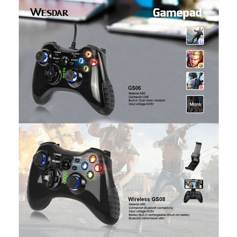 China Wireless Game Controllers with Phone Holder Rechargeable Game Pad ...