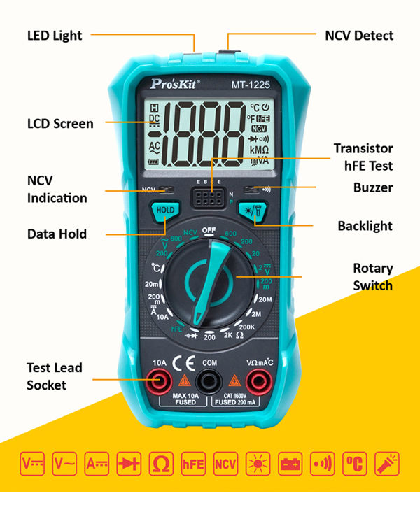 Taiwan 3-1/2 Digital Multimeter on Global Sources,basic meter,compact ...