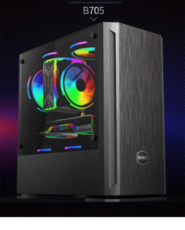 China Gaming Hardware Gabinete Casing Mid Tower Rgb Pc Gamer Oem ...