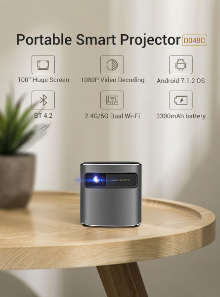 China Newest cube DLP projector portable android mini smart pocket ...