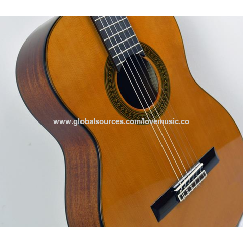 China Professional 39 Inch Classical Guitar With Handmade Cedar Top ...