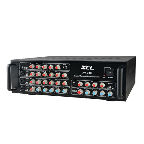 China Mini tube digital power amplifier with USB, Mic, SD card slot on ...