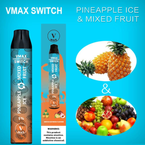 China VMAX Switch 2 in 1 1800 puffs 900mAh battery Disposable vape ...