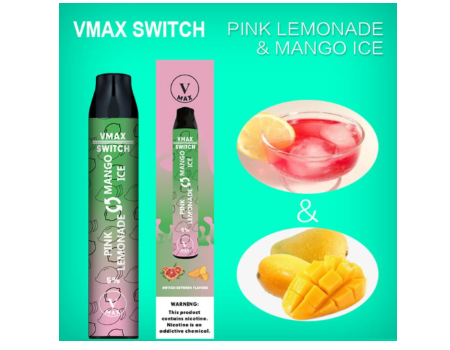China VMAX Switch 2 in 1 1800 puffs 900mAh battery Disposable vape ...
