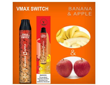 China VMAX Switch 2 in 1 1800 puffs 900mAh battery Disposable vape ...