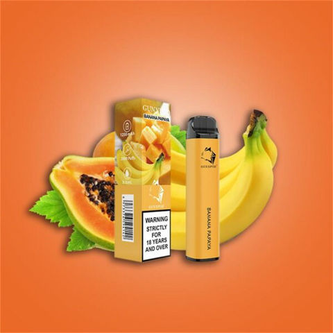 China 2021 Best Original 5% nic Gunnpod 20 Flavours 2000 Puffs with 8 ...