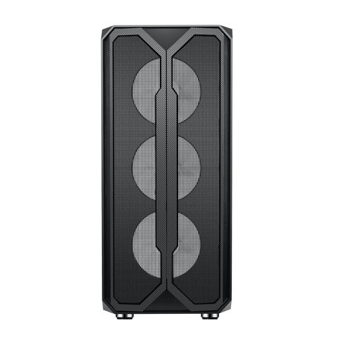 China AOJIE 337 pc cabinet model front with ARGB Stripe gaming computer ...