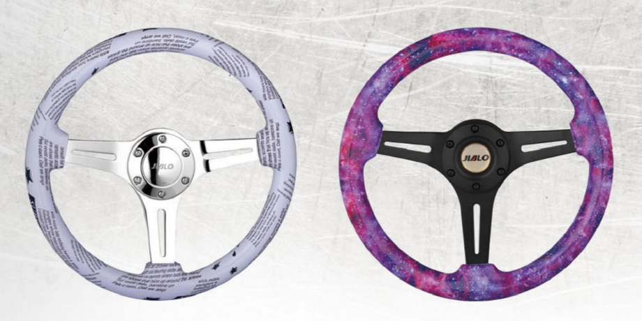 Sports car universal 6-bolt colored Razer carbon fiber steering wheel ...