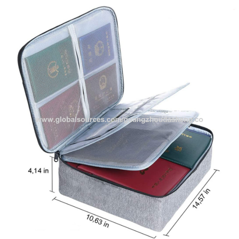 China 2/3 layers document bag with lock certificate file organizer ...