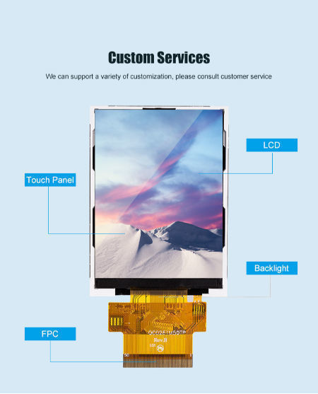 China Kingtech 2.8 inch display screen 240*320 IPS capacitive touch ...